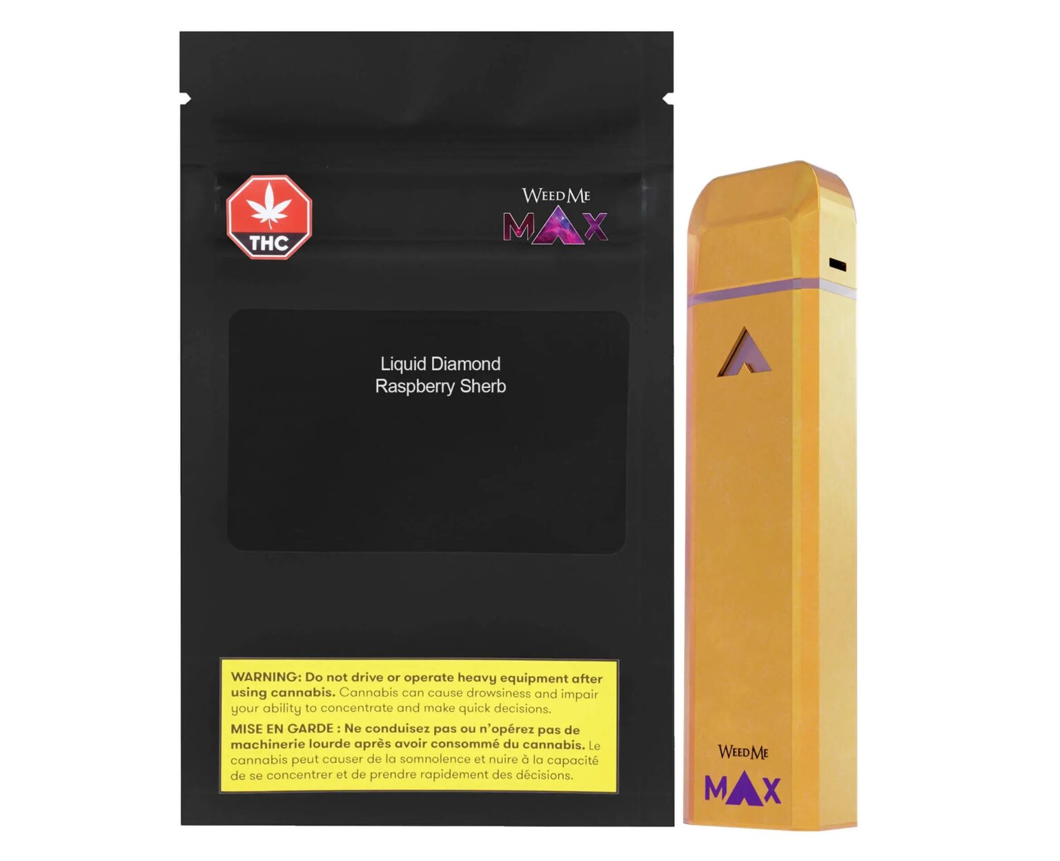 Weed Me Max - Raspberry Sherb Liquid Diamond 1g Disposable Vape | NUMO ...